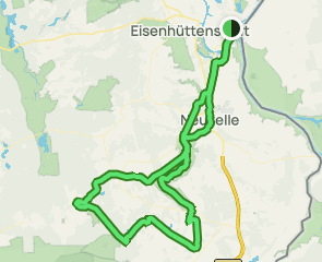 MTB tour: Fürstenberg - Neuzelle - Göhlensee, Brandeburg, Germany - Map ...