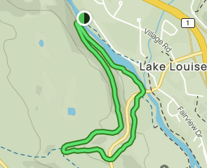 Lake Louise Tramline Trail - Louise Creek Trail - Bow River Trail ...