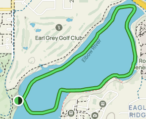 North Glenmore Reservoir Canoe Route, Alberta, Canada - 4 Reviews, Map ...