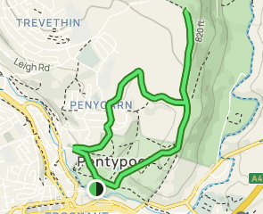 Pontypool Park, Folly, and American Gardens Circular, Torfaen, Wales ...