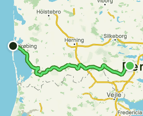 Søndervig - Skjern Eng - Østbirk, Central Denmark Region, Denmark - Map ...