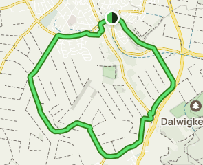 Waldecker Berg and Knappen-Berg from Korbach, Hesse, Germany - Map ...