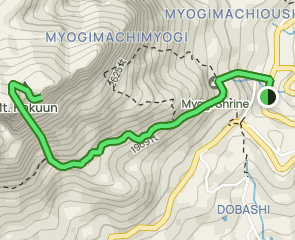 Mount Myogi: Mt.Soma - Myogi Shrine Trail, Gunma, Japan - Map, Guide ...