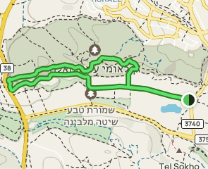 Valley of Elah and Nahal HaElah Loop, Jerusalem, Israel - Map, Guide ...