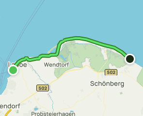 Longboardstrecke von Laboe zum Schönberger Strand: 105 foton ...