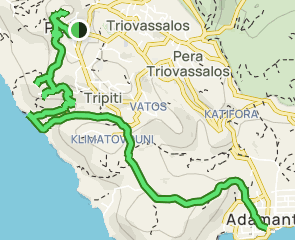 Plaka - Plaka Castle - Trypiti Catacombs - Klima - Adamas, Milos ...