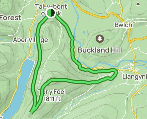 Tal-y-bont on Usk - Tor-y-Foel Circular, Powys, Wales - 13 Reviews, Map ...