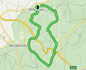 Willersey - Fish Hill - Broadway Tower Circular, Worcestershire ...