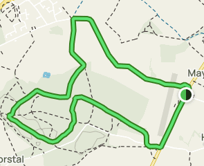Maypole and East Blean Wood Circular, Kent, England - Map, Guide ...