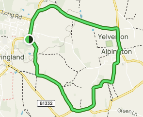 Poringland and Yelverton Circular, Norfolk, England - 8 Reviews, Map ...