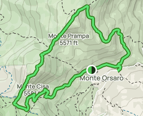 Monte Orsaro - Passo Cisa - Monte Prampa, Emilia-Romagna, Italy - Map ...