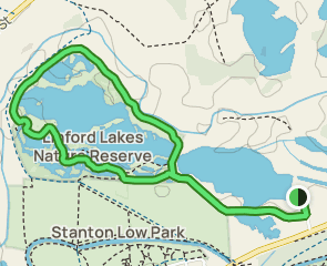 Linford Lakes Nature Reserve Circular, Buckinghamshire, England - 11 ...