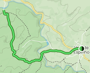 Vale de Espinho - Praia Fluvial de Quadrazais, Guarda, Portugal - Map ...