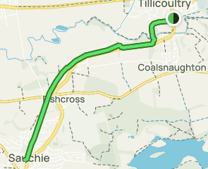 Tillicoultry to Sauchie via the Devon Way, Clackmannanshire, Scotland ...
