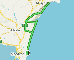 Montrose Beach to St Cyrus Beach, Angus, Scotland - 5 Reviews, Map ...