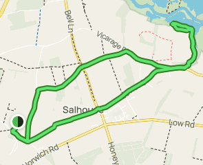 Salhouse Station to Salhouse Broad, Norfolk, England - 11 Reviews, Map ...