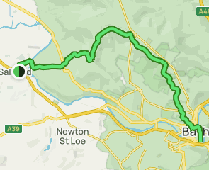 Saltford to Bath via Kelston Round Hill, Somerset, England - 3 Reviews ...