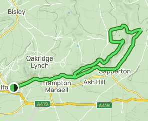 Chalford - Daneway - Sapperton - Pinbury Circular, Gloucestershire ...