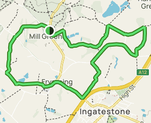 Mill Green and Fryerning Circular, Essex, England - 29 Reviews, Map ...