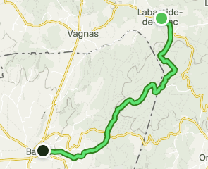 Labastide-de-Virac - Bois de Ronze - Barjac, Ardèche, France - Map ...