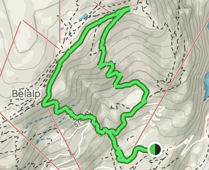 Rischinen - Belalp - Aletschbord - Egga, Valais, Switzerland - Map ...