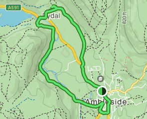 Rydal and Ambleside Short Circular: 84 Reviews, Map - Cumbria, England ...