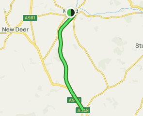 Maud to Auchnagatt via Formartine and Buchan Way, Aberdeenshire ...