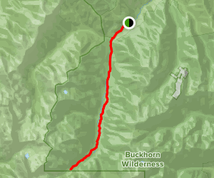 Upper Dungeness Trail to Heather Creek Trail | Map, Guide - Washington ...