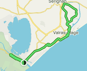 Les Cabanes de Fleury - Valras-Plage Mountainbike-Rundstrecke: 17 Fotos ...