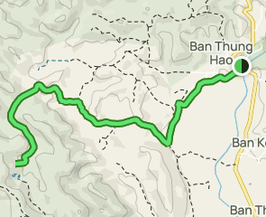 Ban Thung Hao Southwest Extended Trail, Nan, Thailand - Map, Guide ...