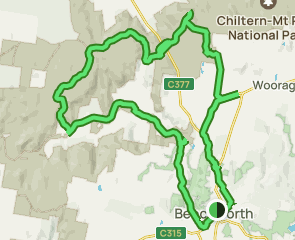 Beechworth to Mount Pilot Loop, Victoria, Australia - Map, Guide ...