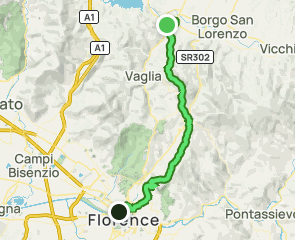 Via degli Dei MTB, Segment 3: San Piero a Sieve - Florence, Tuscany ...