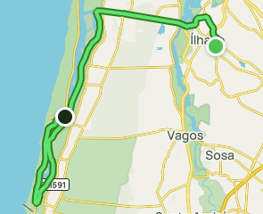 GR®58 Ria de Aveiro: Ílhavo - Praia da Vagueira: 2 Reviews, Map ...