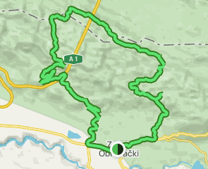 Zaton Obrovački - Medvedovača - Kraljičina Vrata, Zadar, Croatia - Map ...