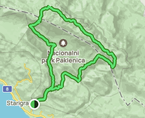 Marasovići - Vlaški Grad - Vaganski Vrh - Paklenica Mountain Hut, Zadar ...