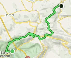 Chemin du 100e: St.Ursanne - Lucelle, Jura, Switzerland - Map, Guide ...