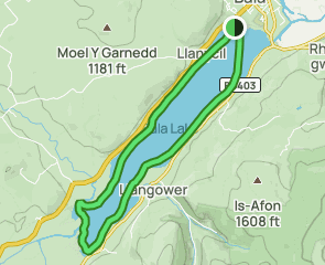 Llyn Tegid (Bala Lake) Paddle Route, Gwynedd, Wales - 5 Reviews, Map ...