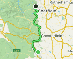 Tour de Peak District Day 1: Matlock to Dungworth, Derbyshire, England ...
