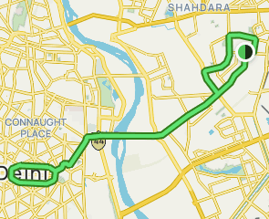 Karkardooma - Rashtrapati Bhawan via India Gate Cycling Loop, Delhi ...