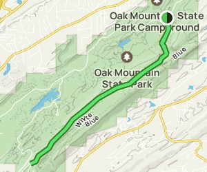 AllTrails | Oak Mountain Red Road: 125 Reviews, Map - Alabama