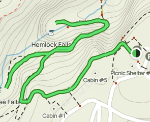 Cherokee Falls and Hemlock Falls Trail, Georgia - 2,391 Reviews, Map ...