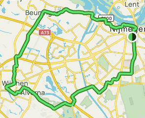 Nijmegen Four Days Marches Route Day 2 30 KM, Gelderland, Netherlands ...
