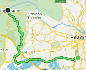 Reading to Pangbourne via Theale, Berkshire, England - 25 Reviews, Map ...
