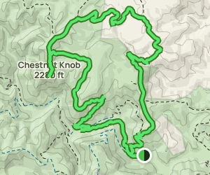 River to Chestnut Knob to Sawtooth Loop: 250 Reviews, Map - North ...