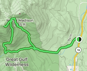 Mount Adams via Great Gulf, Madison Gulf, and Buttress Trails, New ...