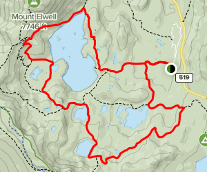 Lake Basin Trail to Long Lake to Round Lake Trail Loop | Map, Guide ...