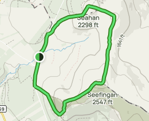 Seefin, Seefingan, Corrig, and Seahan Loop, County Wicklow, Ireland ...