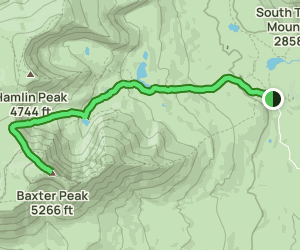 Baxter Peak via Saddle Trail: 307 Reviews, Map - Maine | AllTrails