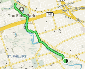 Humber River Recreational Trail: Weston Lions Park to Elms Park ...