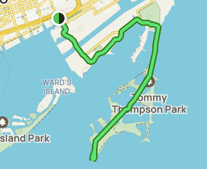 Toronto Harbour Lighthouse via Martin Goodman Trail, Ontario, Canada ...